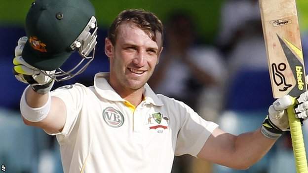 Phillip Hughes 63 not out forever, says Cricket Australia - BBC Sport