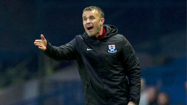Ayr United sack manager Mark Roberts - BBC Sport