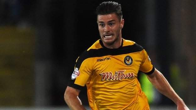 Newport County's Andrew Hughes faces lengthy absence - BBC Sport