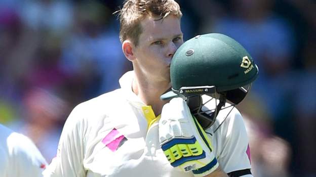Australia v India: Steve Smith scores fourth century of series - BBC Sport