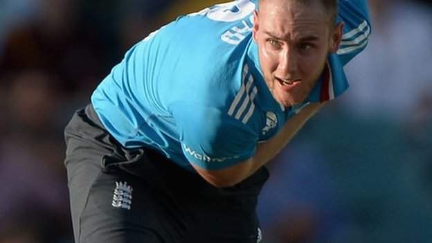 Stuart Broad praises 'powerful' England batting - BBC Sport