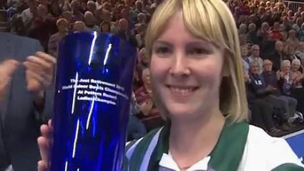 World Indoor Bowls: Welsh first as Laura Thomas wins women's title ...