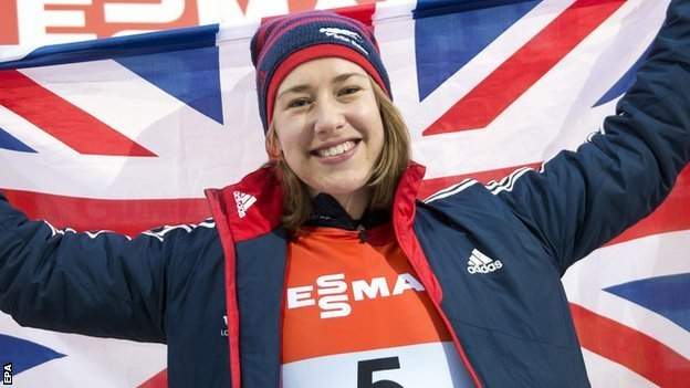 Lizzy Yarnold wins third World Cup skeleton gold of the season - BBC Sport