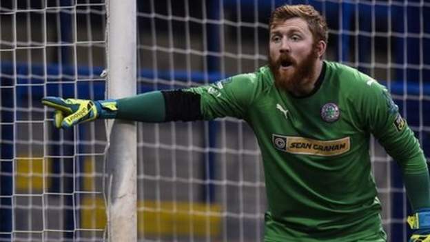 Goalkeeper Conor Devlin extends stay with Cliftonville - BBC Sport