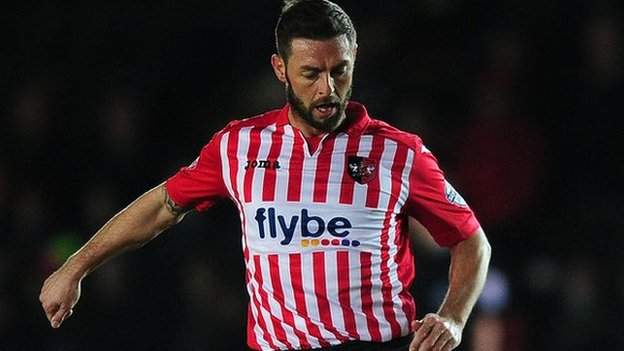 Jamie McAllister: Exeter City defender earns Paul Tisdale praise - BBC ...
