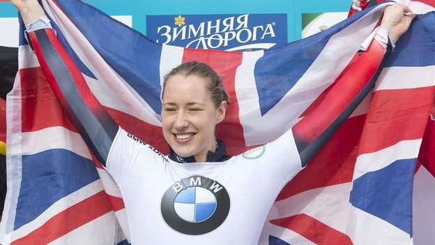 Lizzy Yarnold: Skeleton World Championships gold for Briton - BBC Sport
