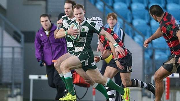 Guernsey RFC out of relegation places after London Irish win - BBC Sport