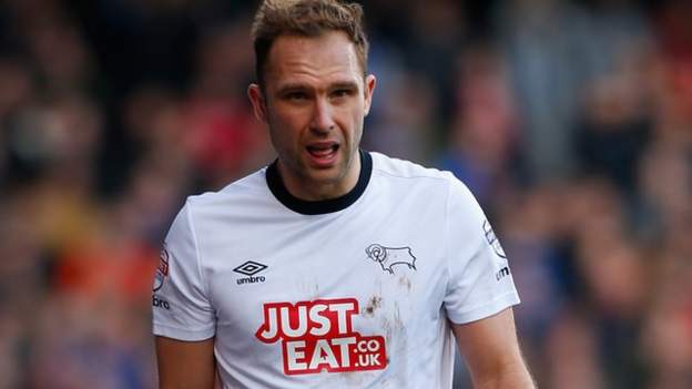 John Eustace: Derby County midfielder ruled out for season - BBC Sport
