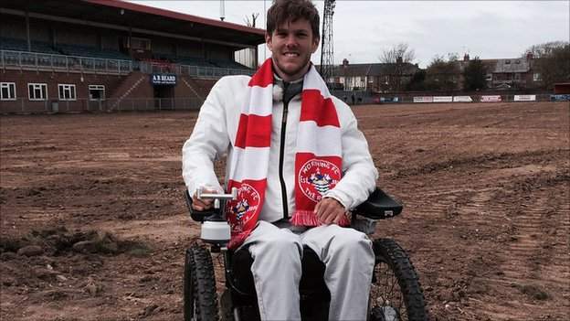 Worthing FC: Paralysed footballer now owns club he played for - BBC Sport
