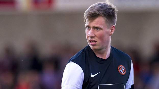 Dundee Utd: Jordan Moore battles back after planning own funeral - BBC ...