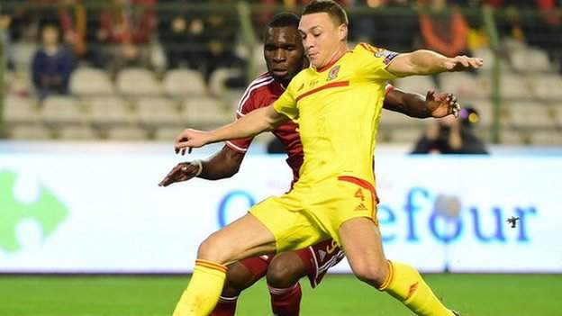 Wales v Belgium: James Chester returns for Euro 2016 qualifier - BBC Sport