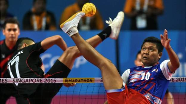 Sepak takraw chief wants 'foot-volleyball' sport at Olympics - BBC Sport