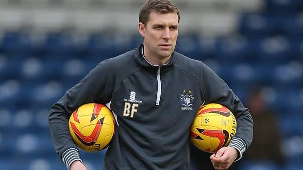 Bury: New roles for Chris Brass, Ben Futcher and Chris Sedgwick - BBC Sport