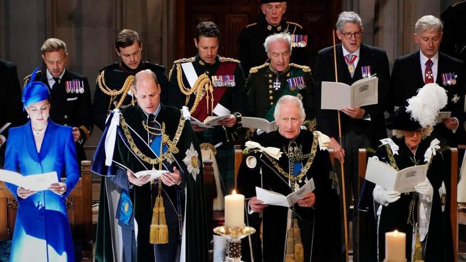 King Charles III given Scottish crown jewels in lavish Edinburgh ...