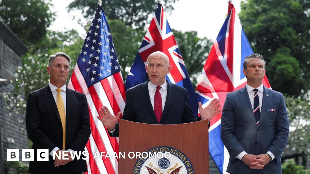 US, UK fi Awustiraaliyaan diroonii bishaan jala deemu hojjechuufi - BBC ...