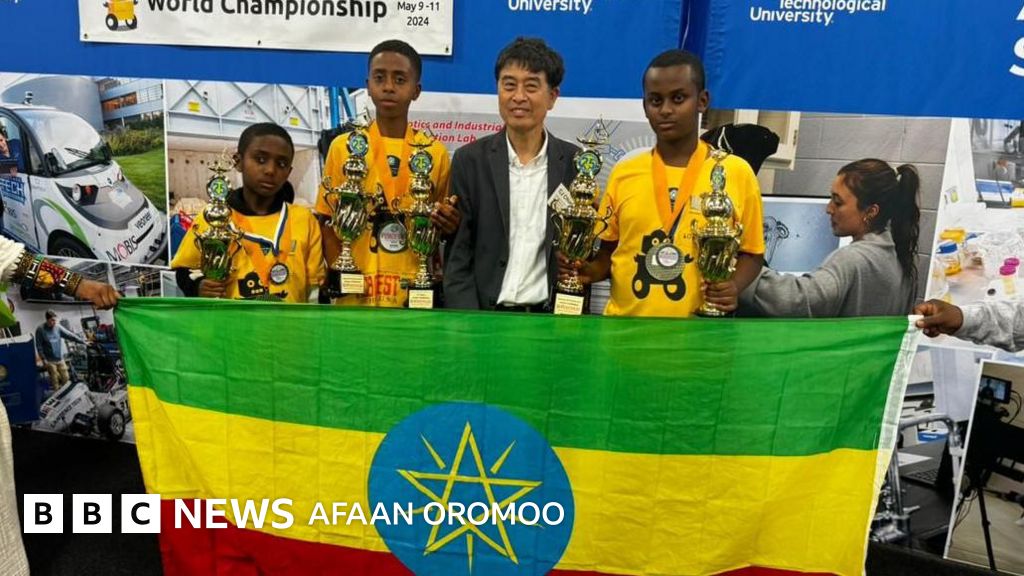 Barattoonni Itoophiyaa roobootii ibidda dhaamsu hojjetan Ameerikaatti ...