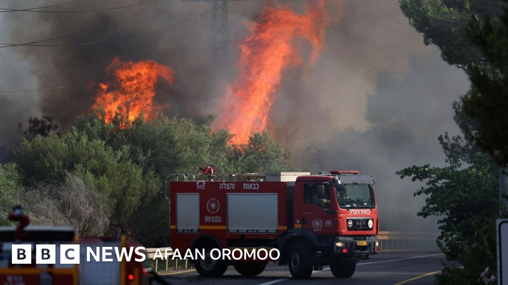 Hezbollaan rookkeettiifi diroonii 200 ol Israa'elitti dhukaase - BBC ...