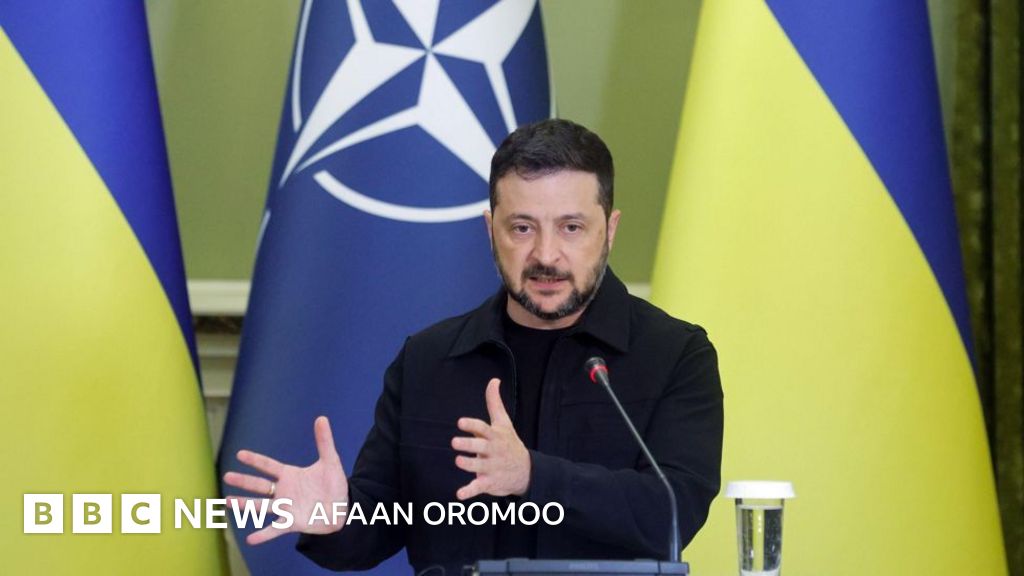 Raashiyaan marii nagaa dhaabuun waraana dheeressuu feeti - Zeleeniskii ...