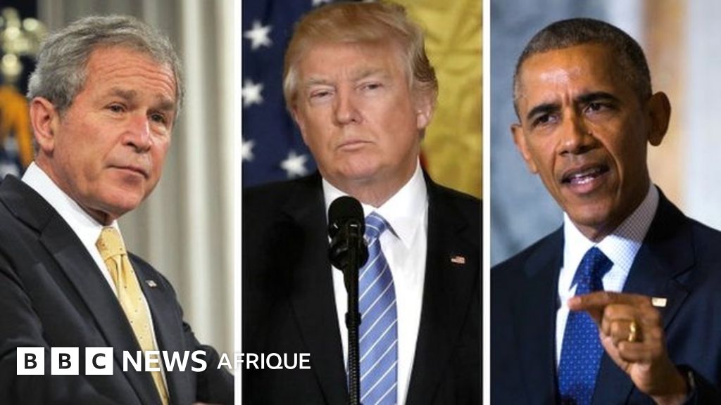 Obama et Bush critiquent Donald Trump - BBC News Afrique