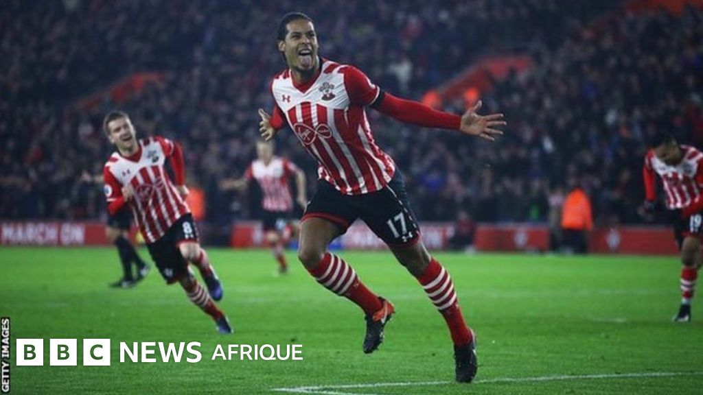 Football : Virgil van Dijk écarté de Southampton - BBC News Afrique