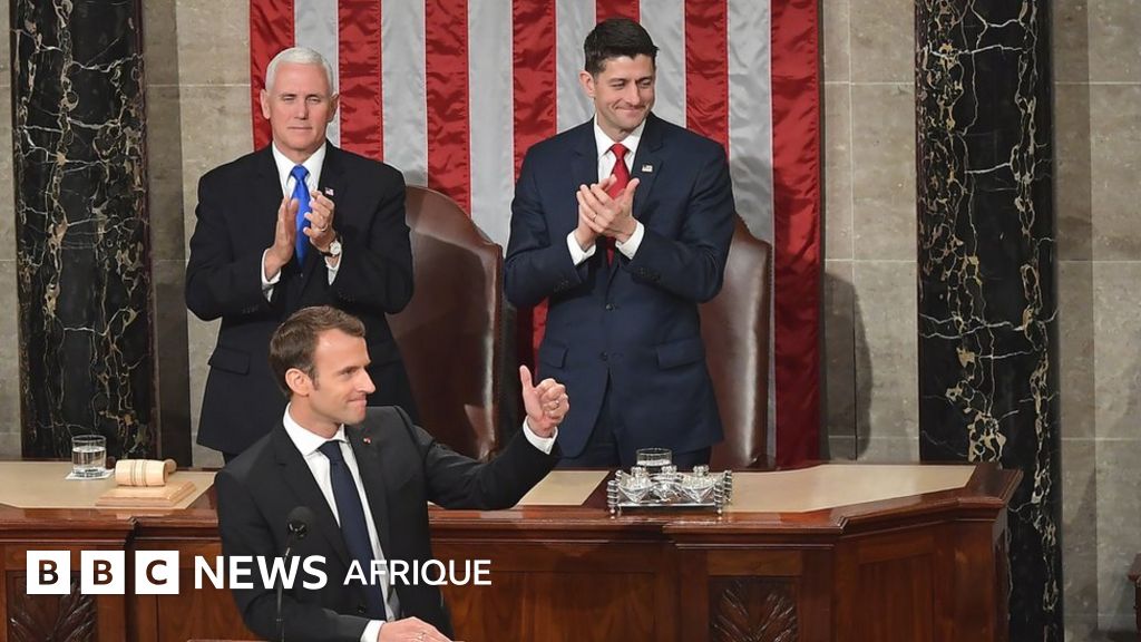 Standing ovation pour Macron au Capitole - BBC News Afrique