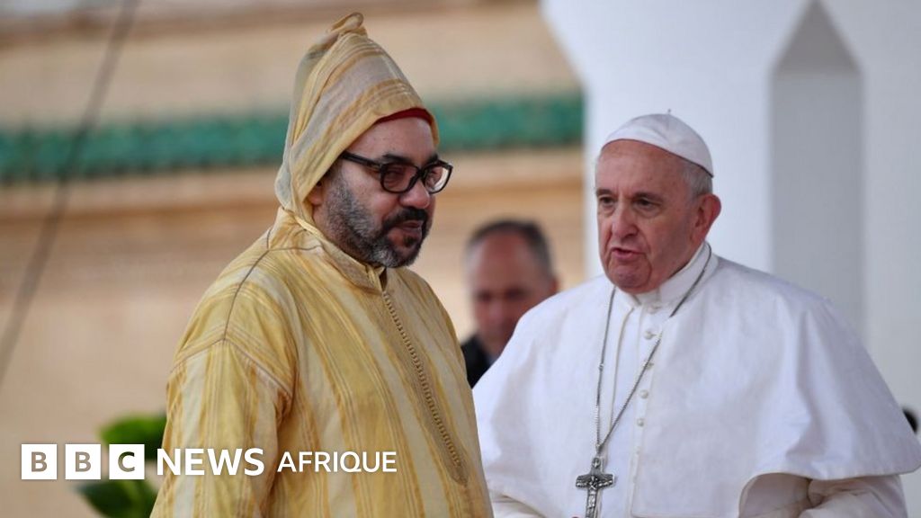 Le pape François entame une visite au Maroc - BBC News Afrique