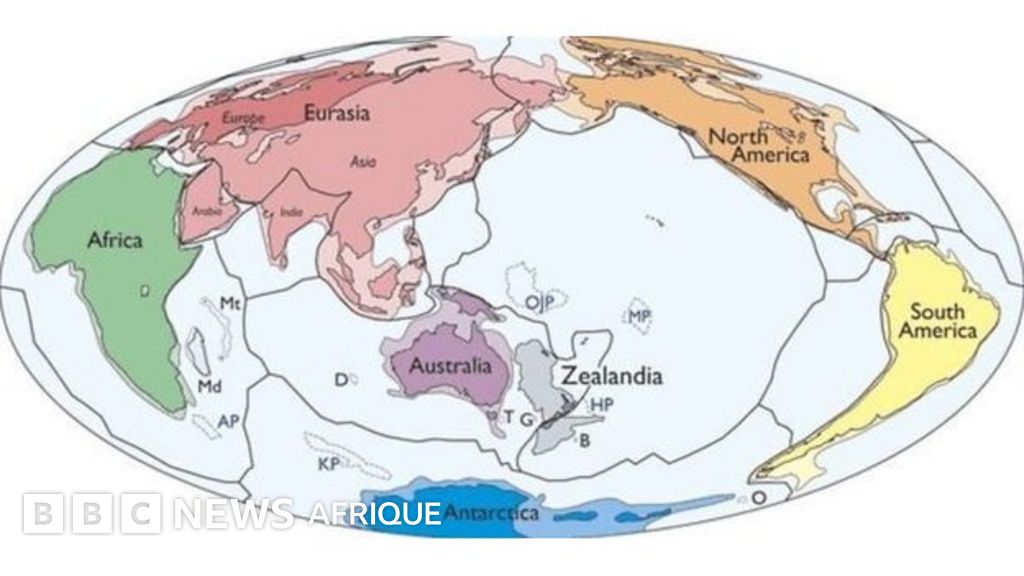 Découverte d'un septième continent - BBC News Afrique