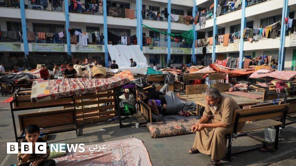 حرب غزة النازحون في القطاع يواجهون الجوع والمرض Bbc News عربي