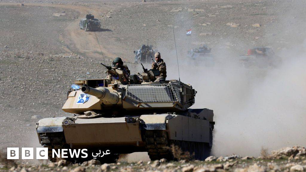 معركة الموصل المدفعية العراقية تمهد لاقتحام مطار المدينة Bbc News