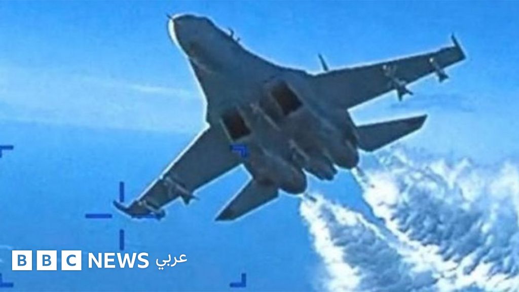 روسيا وأوكرانيا الجيش الأمريكي ينشر فيديو يرصد لحظة استهداف الطائرة