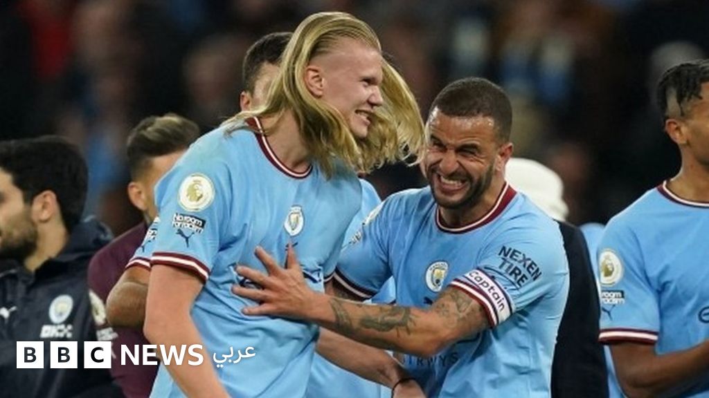 الدوري الانجليزي الممتاز مانشستر سيتي يسحق أرسنال برباعية ويقترب من