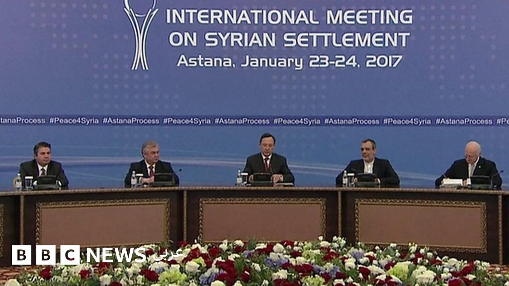 بيان ختامي مشترك من إيران وروسيا وتركيا حول محادثات أستانة Bbc News عربي