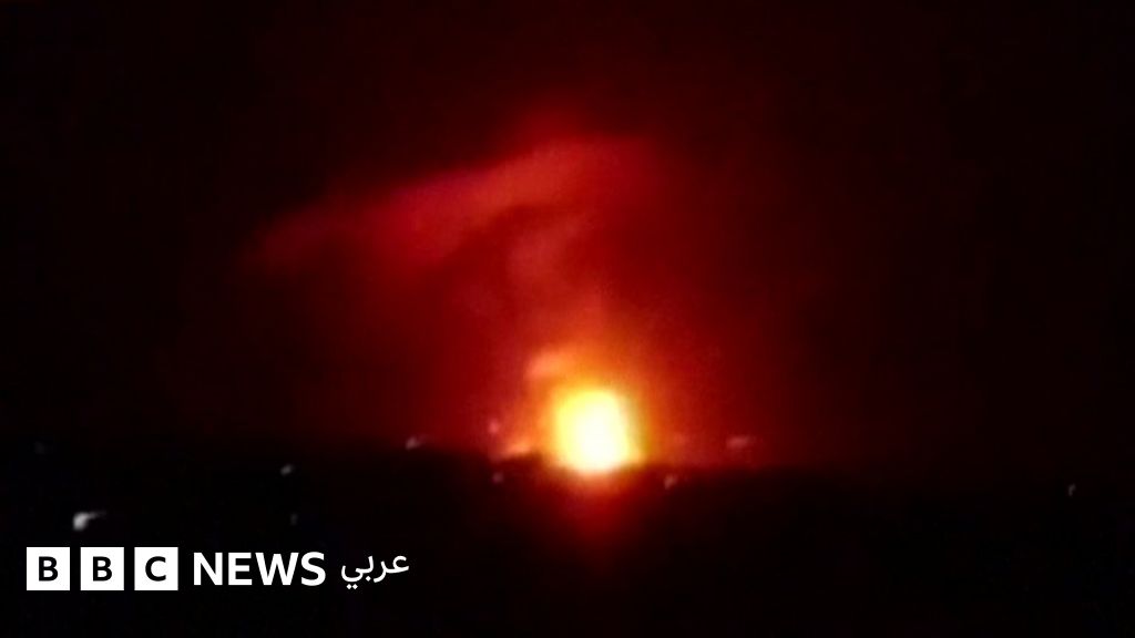 الحرب في سوريا انفجارات في محيط مطار المزة العسكري بالقرب من العاصمة