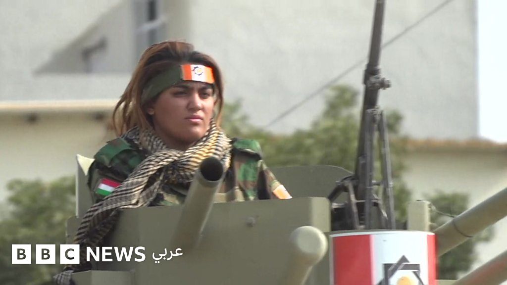 فتيات من فصائل كردية مختلفة يشاركن في معركة الموصل Bbc News عربي
