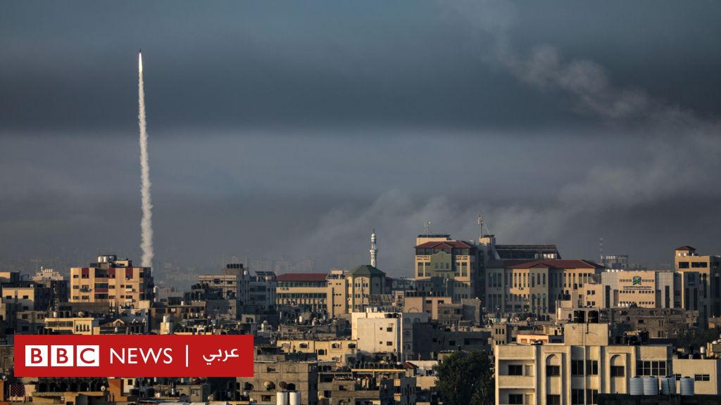 حرب غزة صور تُظهر قصف حركة حماس لعدد من المدن الإسرائيلية بالصواريخ