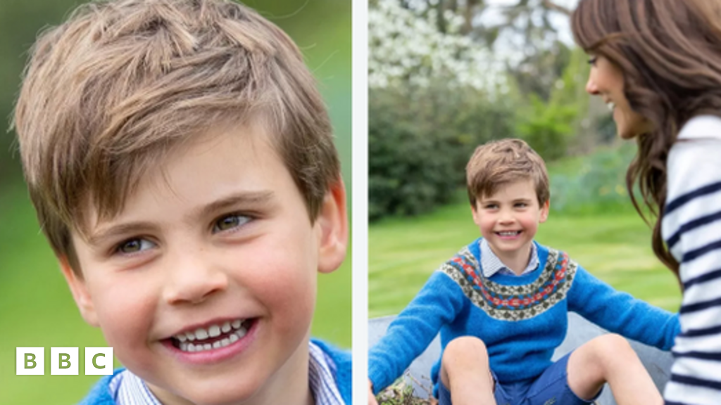 Royal Family: Prince Louis turns five with new birthday pictures - BBC ...
