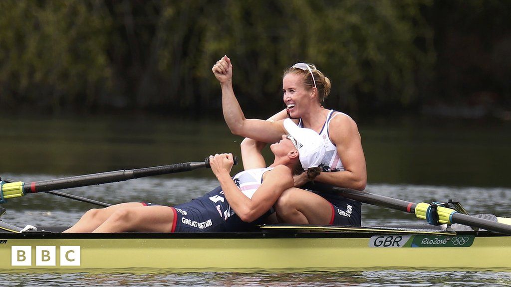 Two gold medals for Team GB rowers - BBC Newsround