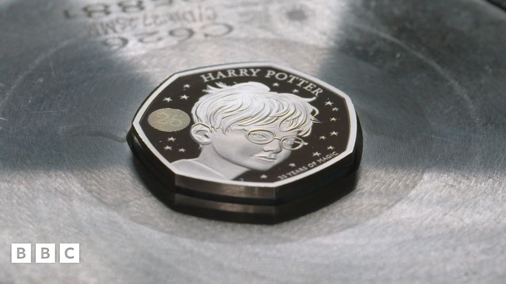 Magical Harry Potter-themed 50p coins to be released - BBC Newsround