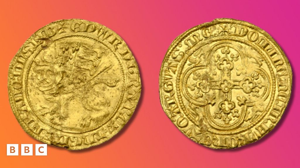 Rare Coins: 'Leopard' coin from 1344 to go on sale - BBC Newsround