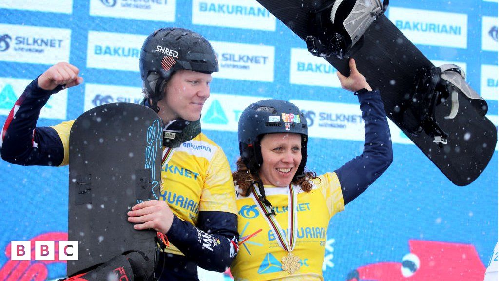 Snowboarding: Charlotte Bankes and Huw Nightingale win GB's first ever ...