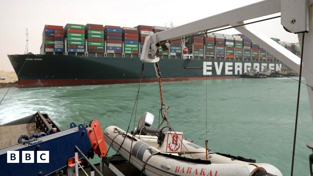 Suez Canal: Ever Given ship finally freed - BBC Newsround