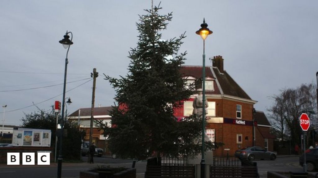 The Kent Christmas tree that can't be taken down - BBC Newsround