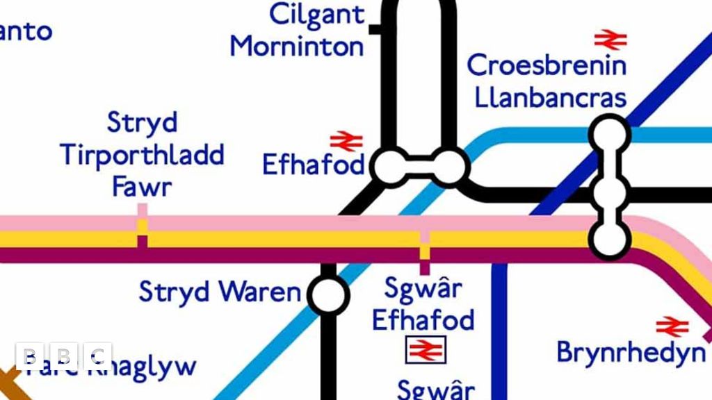 Cyfieithu map system tiwb Llundain - BBC Cymru Fyw