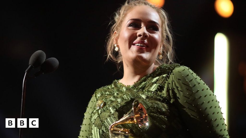 Adele wins big at the Grammys - BBC Newsround