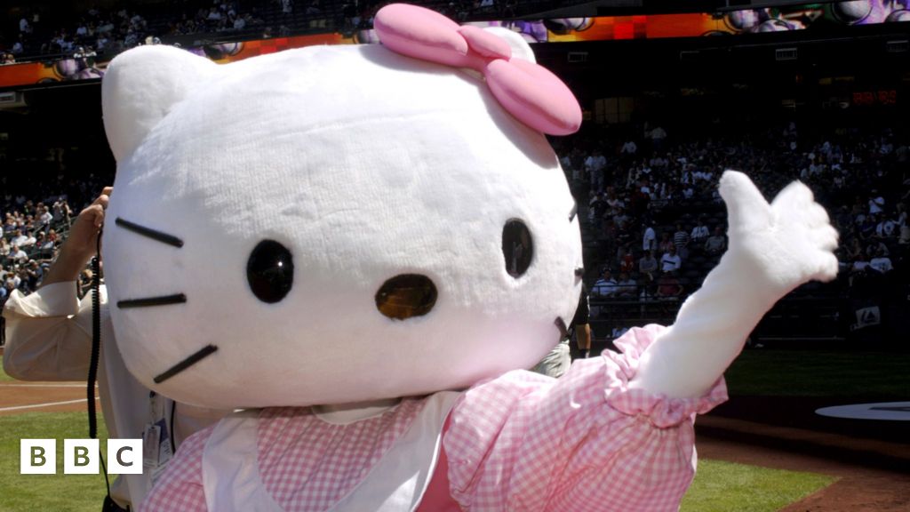 Cute Hello Kitty themed cafe opens in China - BBC Newsround