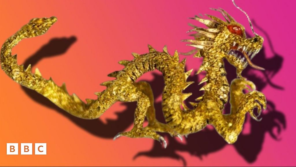 Miniature golden dragon created to celebrate Lunar New Year - BBC Newsround