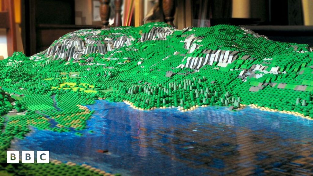 Lake District recreated using 200,000 Lego bricks - BBC Newsround