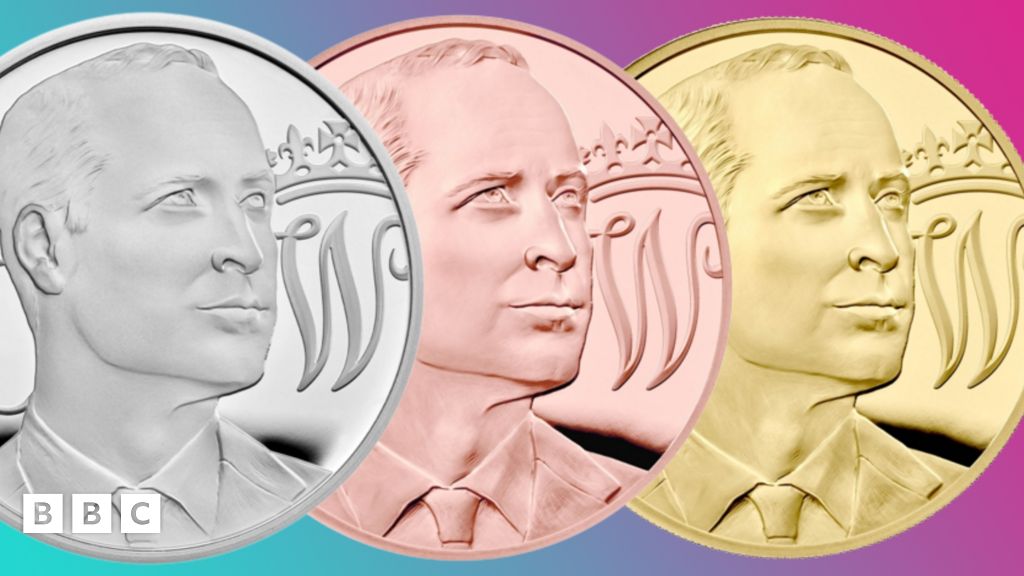 Prince William coin made by Royal Mint to mark 40th birthday - BBC ...