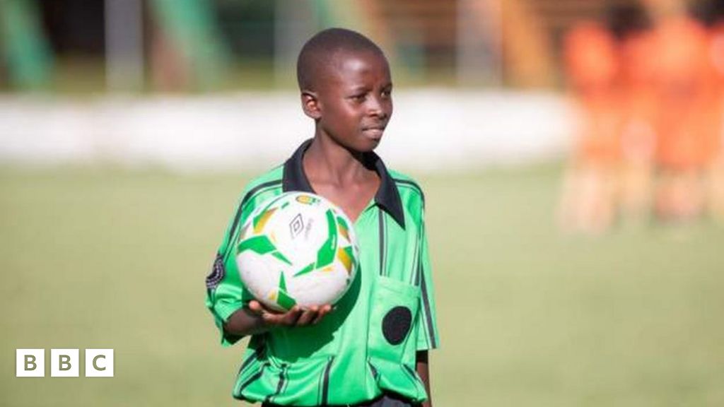 Teenage football referee goes pro in Zambia - BBC Newsround