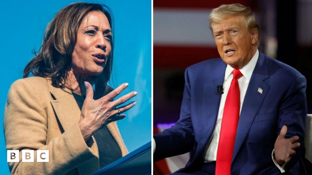 Harris v Trump debate: All you need to know - BBC Newsround